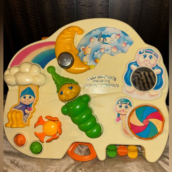 Playskool | Toys | Playskool Vintage 985 Glo Worms Musical Dream World ...